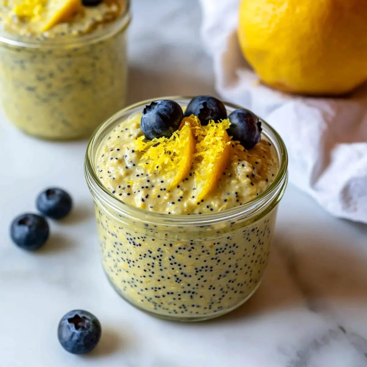 Ultimate Golden Lemon Poppy Seed Overnight Oats - Deliciously Easy