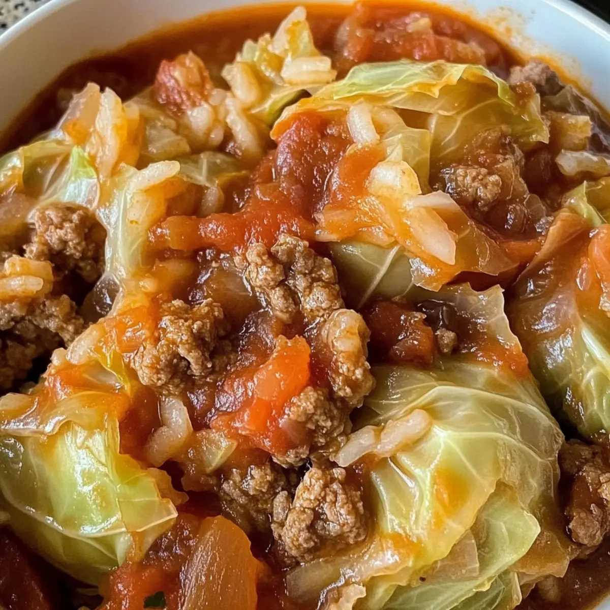 Easy Slow Cooker Unstuffed Cabbage Rolls: Delicious Comfort Food