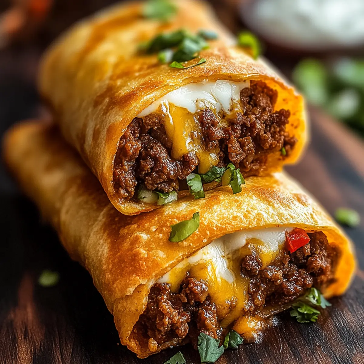 Irresistible Beef and Cheese Chimichangas - Easy Tex-Mex Delight