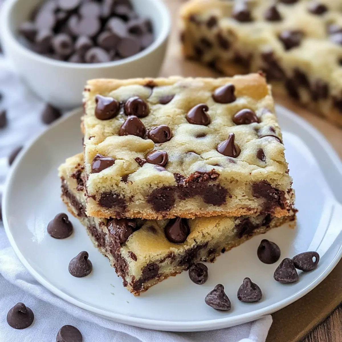 Irresistible Cake Mix Chocolate Chip Cookie Bars in Minutes