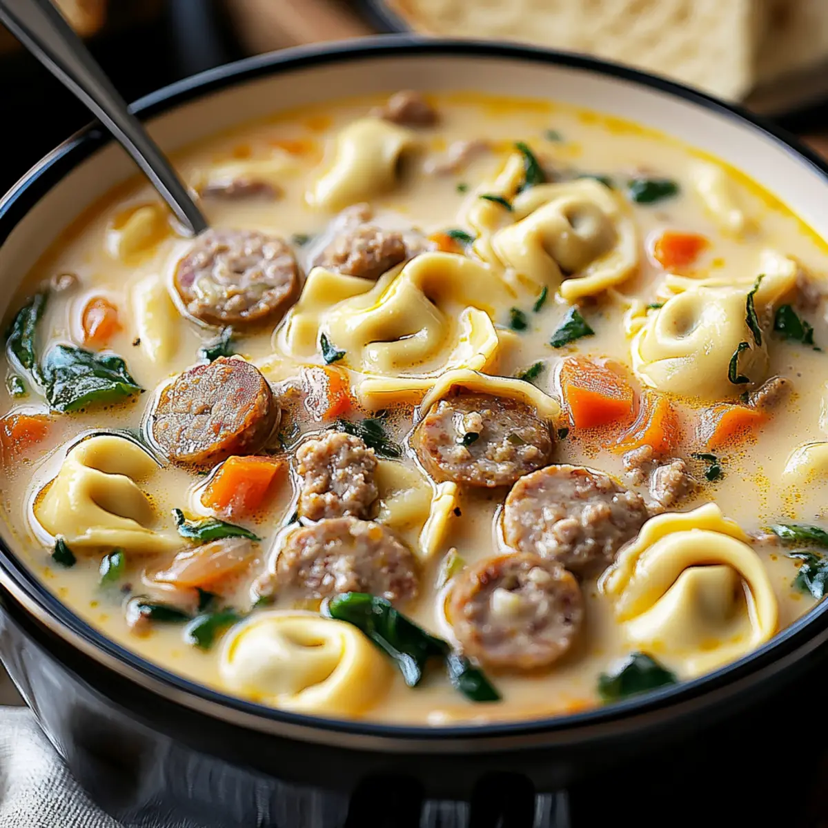 Ultimate Slow Cooker Creamy Sausage & Tortellini for Cozy Nights